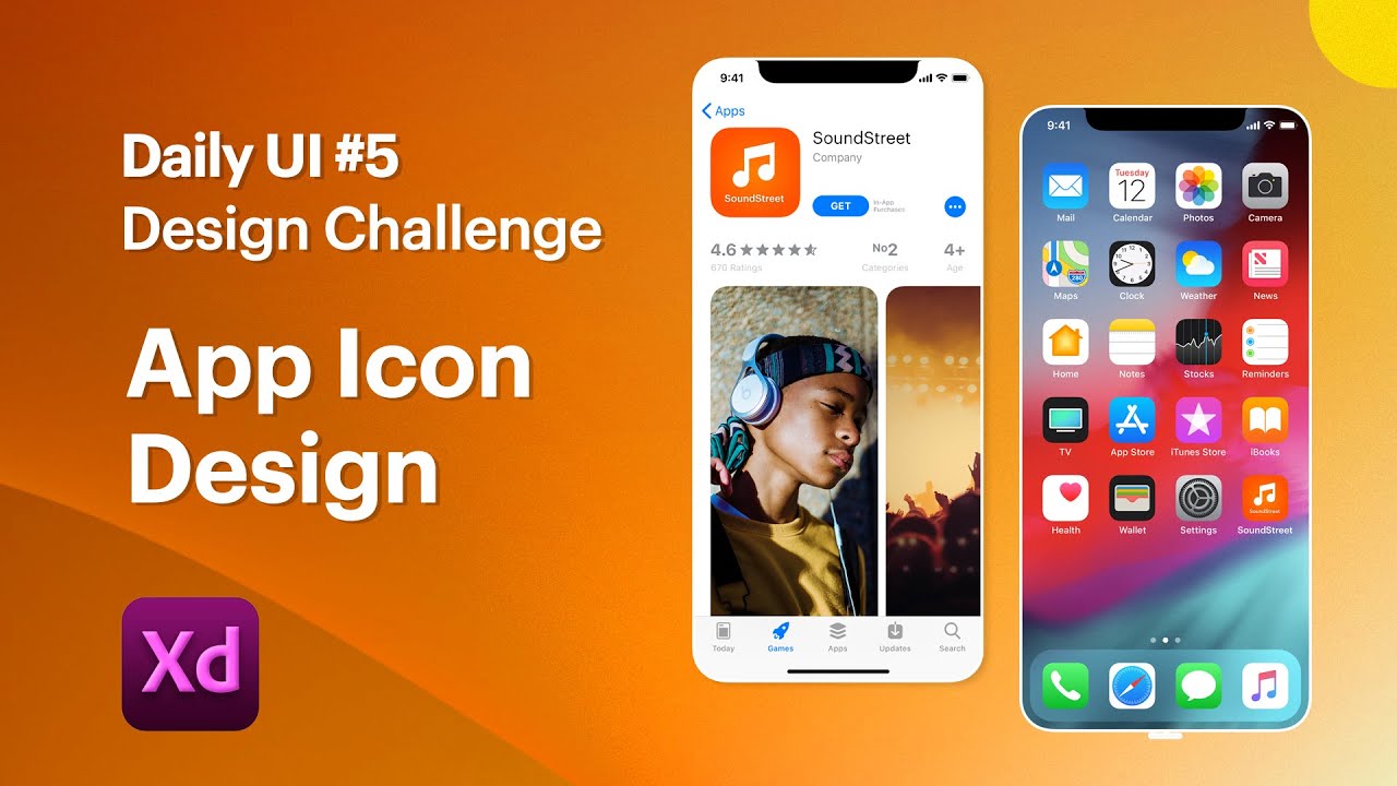 App Icon Design | Daily UI UX Challenge 5 - YouTube
