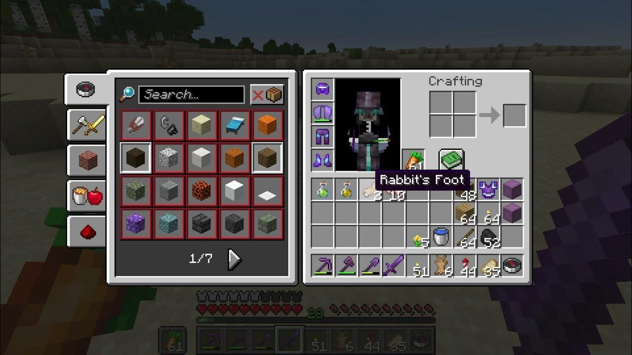 How to get Rabbit's Foot - Minecraft - YouTube