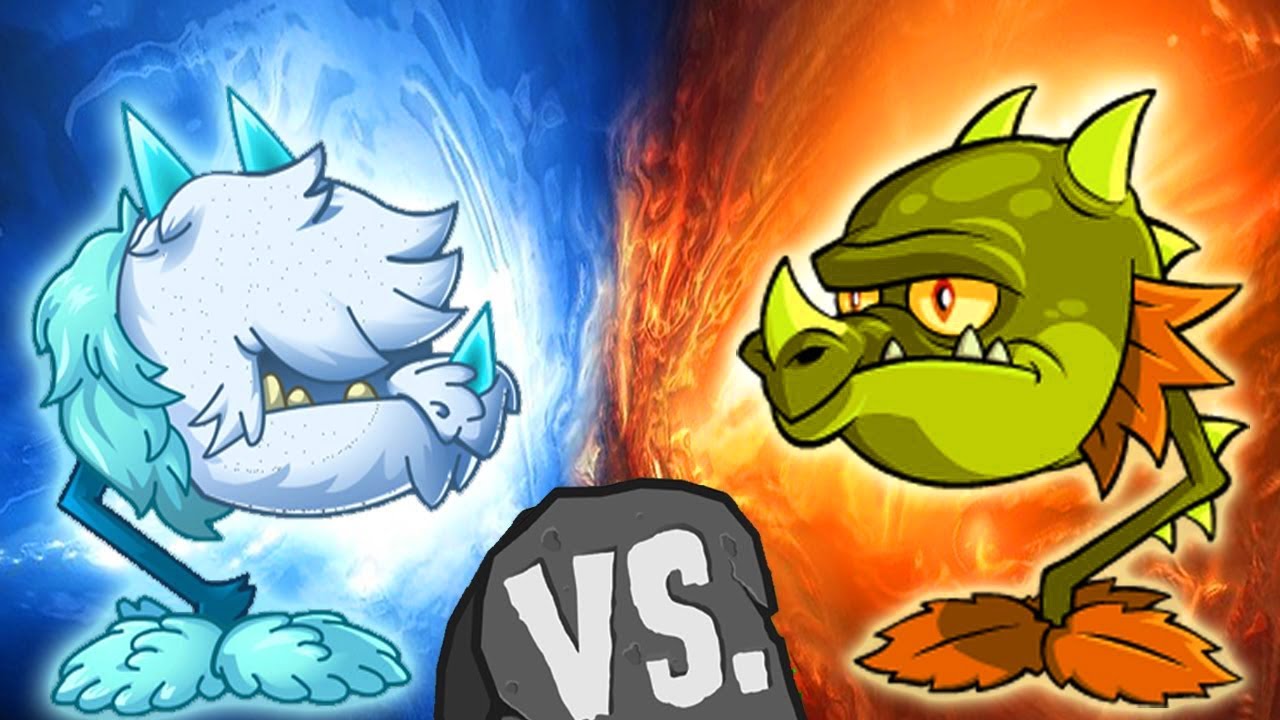 Plants vs Zombies 2 Every Plant Max Level Power-Up!: SNAPDRAGON vs COLD ...