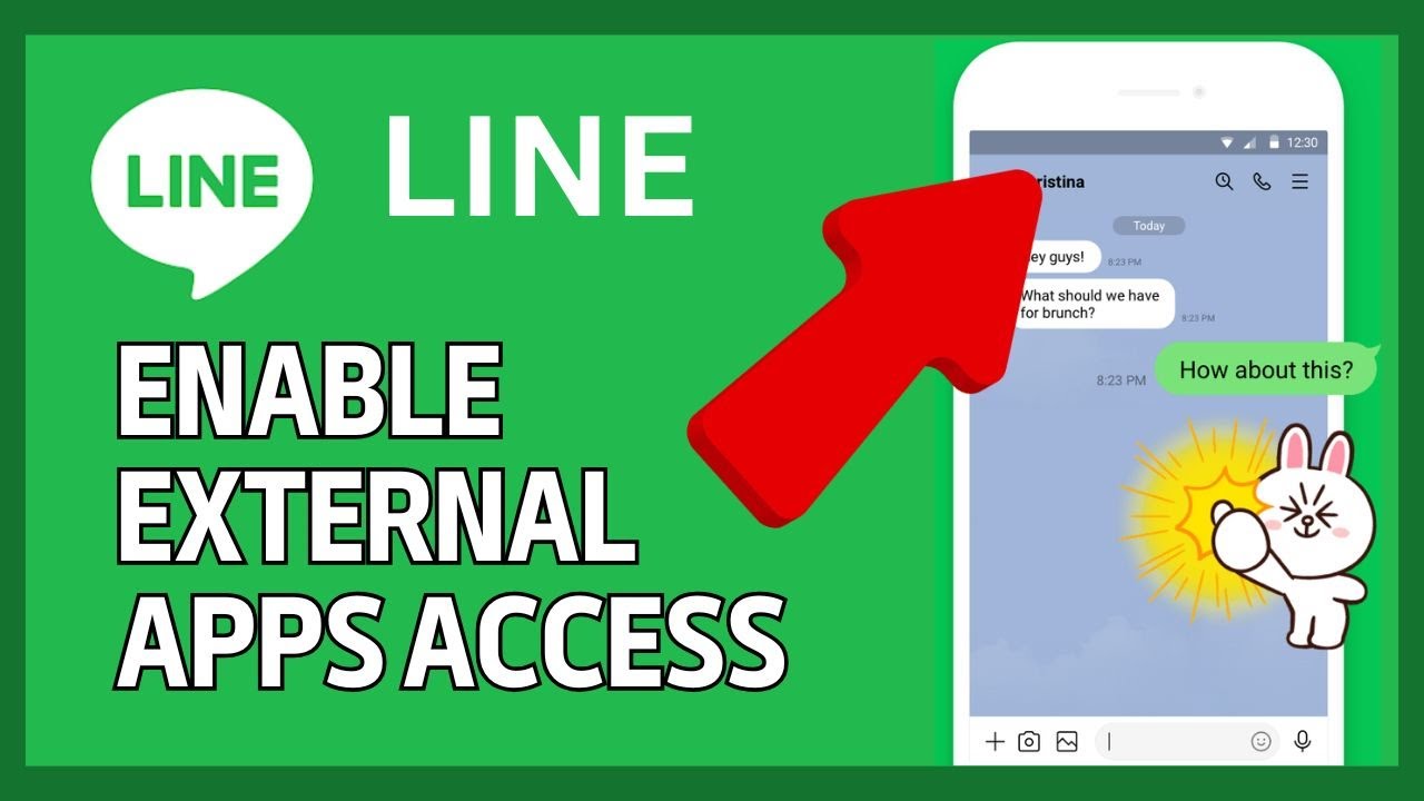 How to Enable External App Access in Line 2024? - YouTube