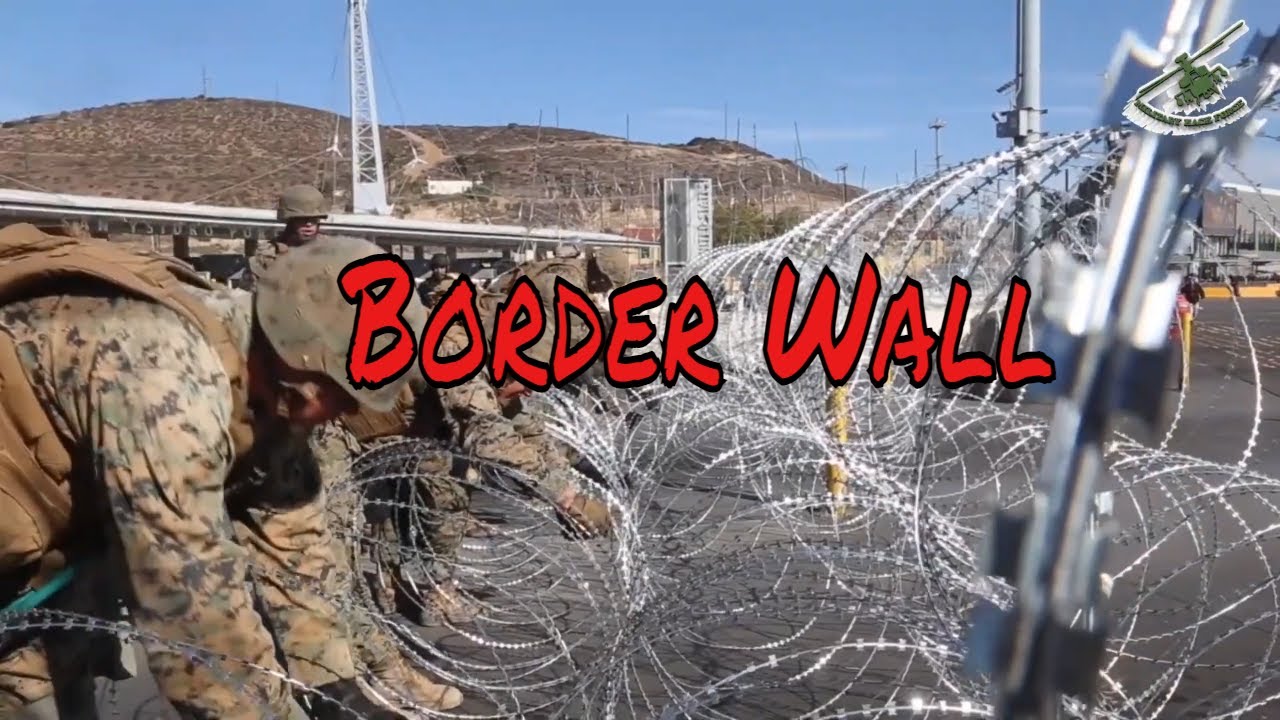 U.S. Soldiers Help Out at Border Wall at San Ysidro Point of Entry ...