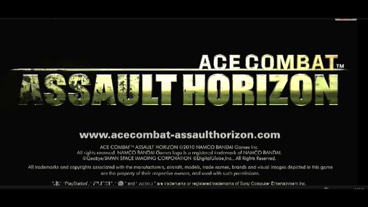 Ps3: Ace Combat - Assault Horizon | Game Promo Trailer 2011 - YouTube
