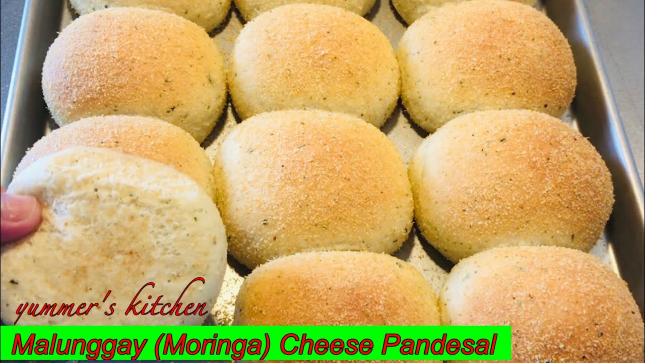 MORINGA CHEESE BAN'S/MALUNGGAY CHEESE PANDESAL(NO EGG) - YouTube