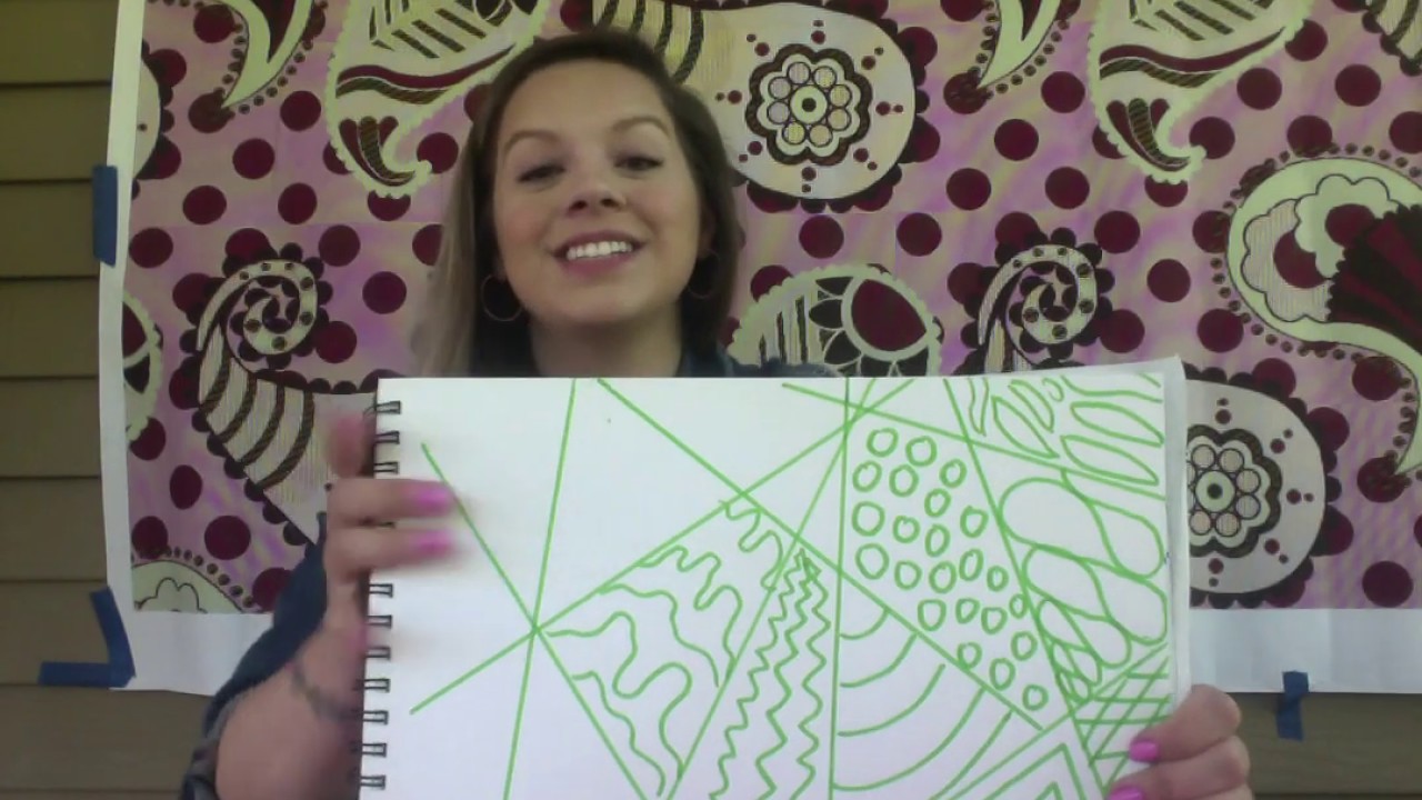 5th Grade Line Design - YouTube