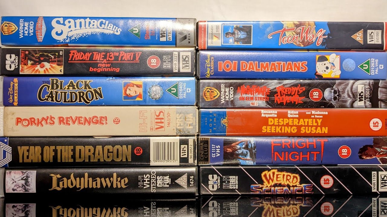 Top 50 Movies of 1985 Part 1 - 50 to 26 - VHS Tape Collection 📼📺🎬🎥 ...