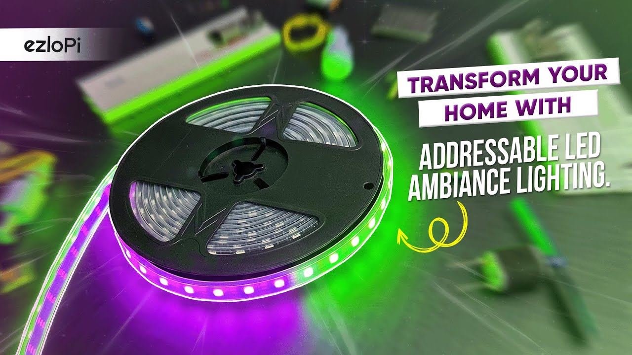 ezloPi Addressable LED Color Sweep Random Effect using EzloPi platform ...