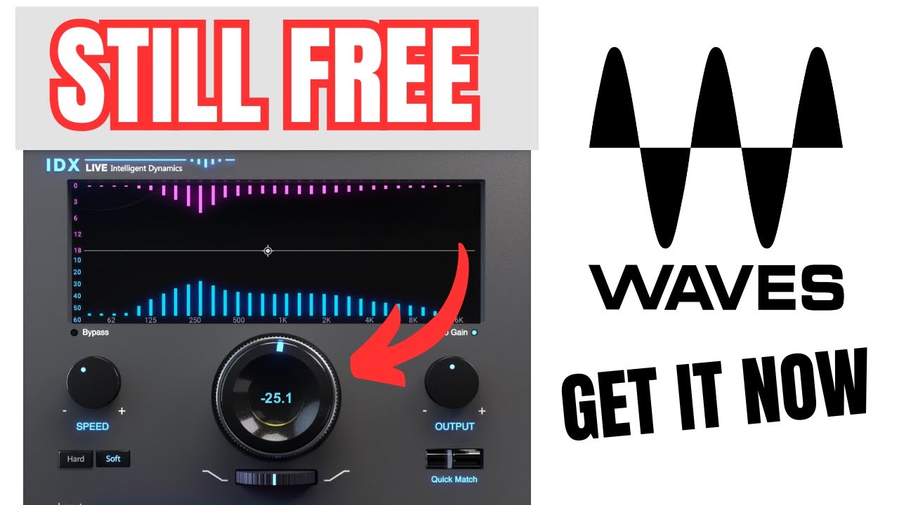 Waves IDX Intelligent Dynamics Compressor QUICK LOOK - Free Black ...