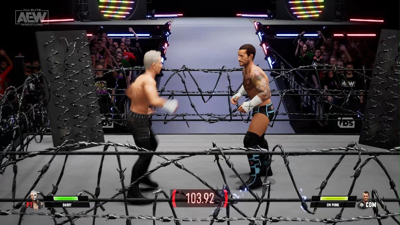 Darby Allin vs CM Punk - Exploding Barbed Wire Deathmatch Firstplay ...