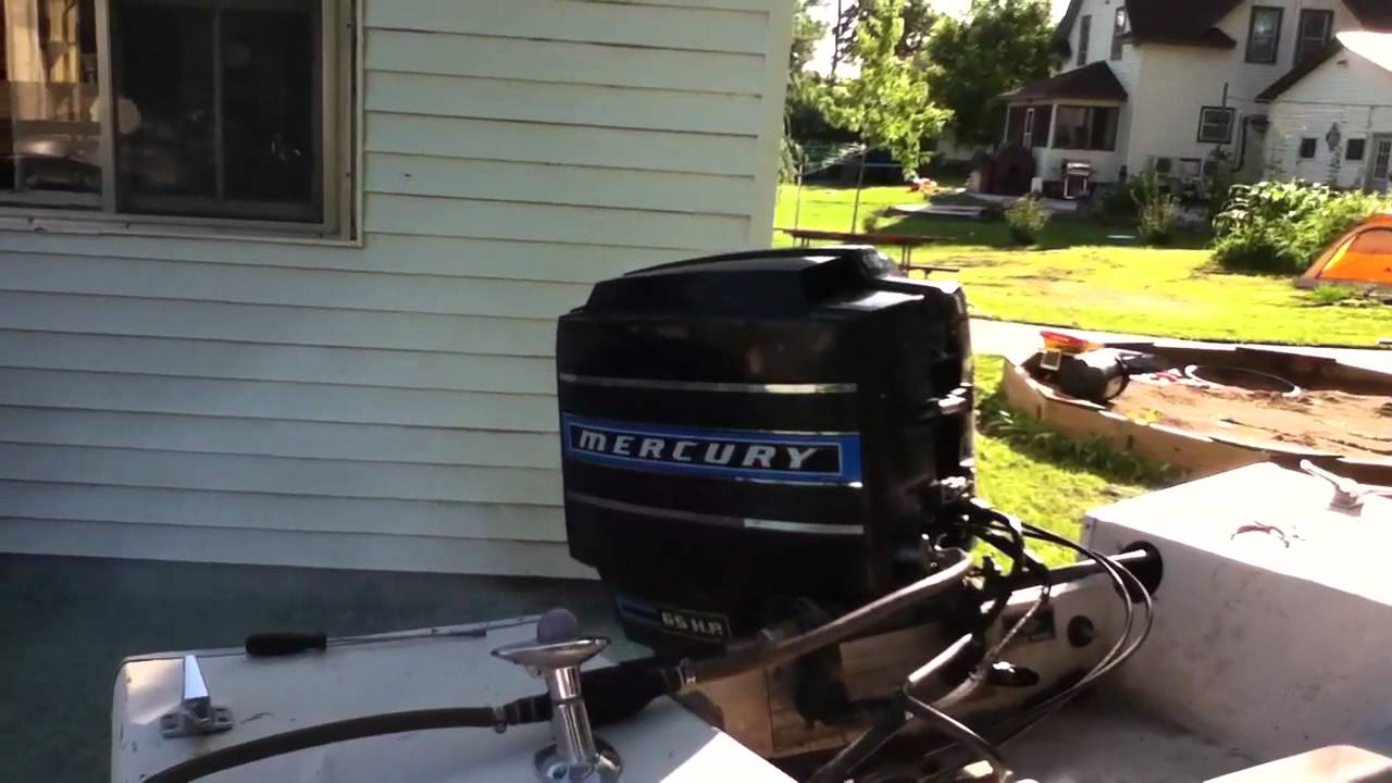 73 mercury 650 65 hp - YouTube