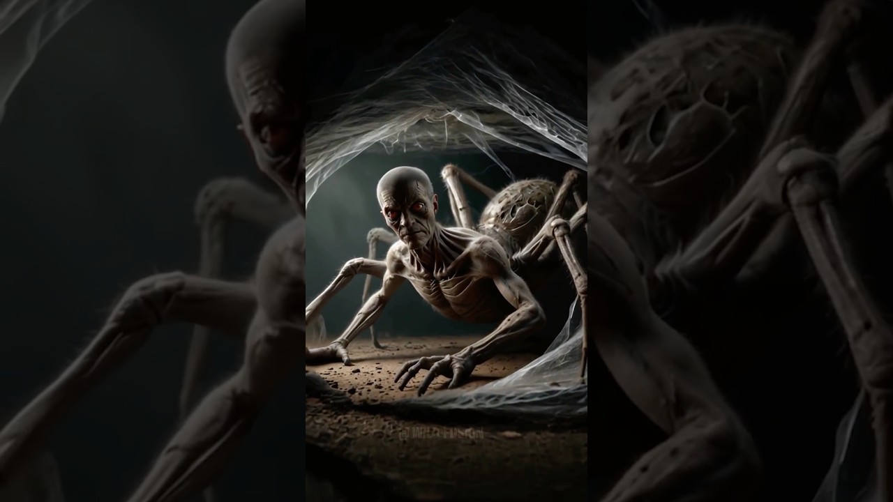 The Terrifying Human Spider #shorts #hybrid - YouTube