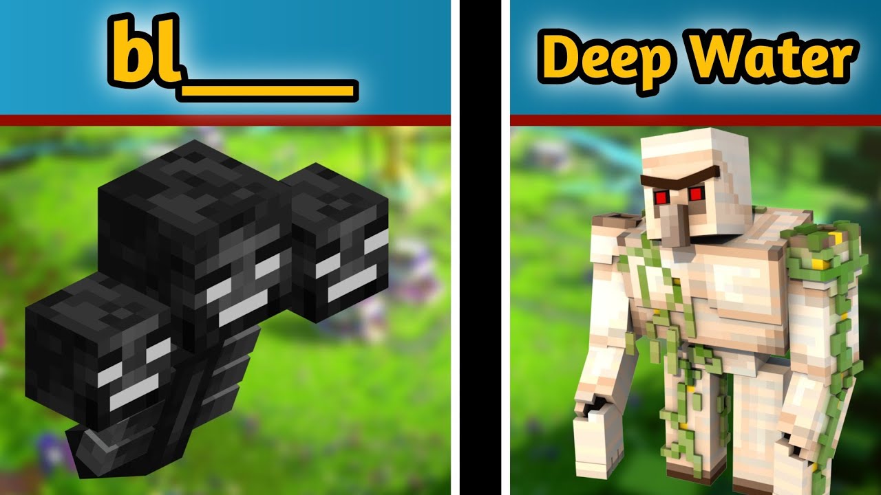 Comparison:Minecraft Mobs Weakness😲 - YouTube