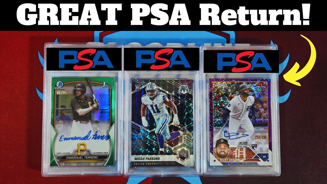 Another Great PSA Return! Revealing Grades of 6 Cards Sent to PSA! - YouTube