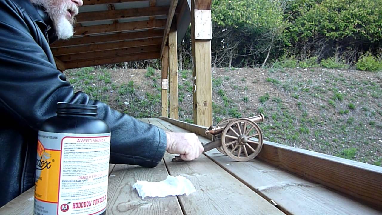 Black Powder Cannon - YouTube