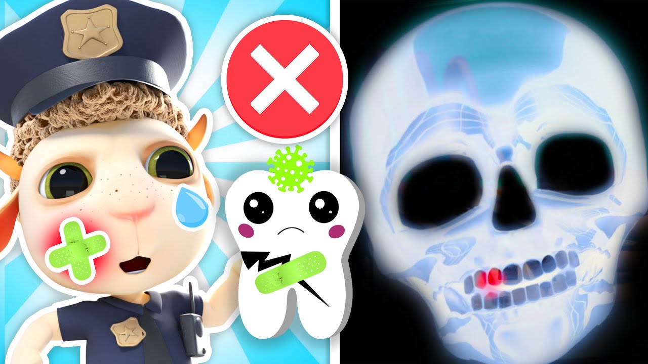 Be Brave Baby! Boo Boo Song 🤕 Baby Don't Cry - Brush Your Teeth! Wash ...