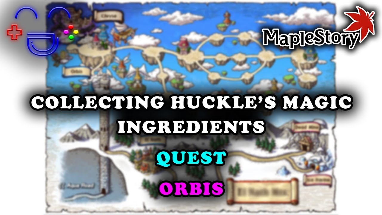 Collecting Huckle's Magic Ingredients | Orbis | Maplestory - YouTube