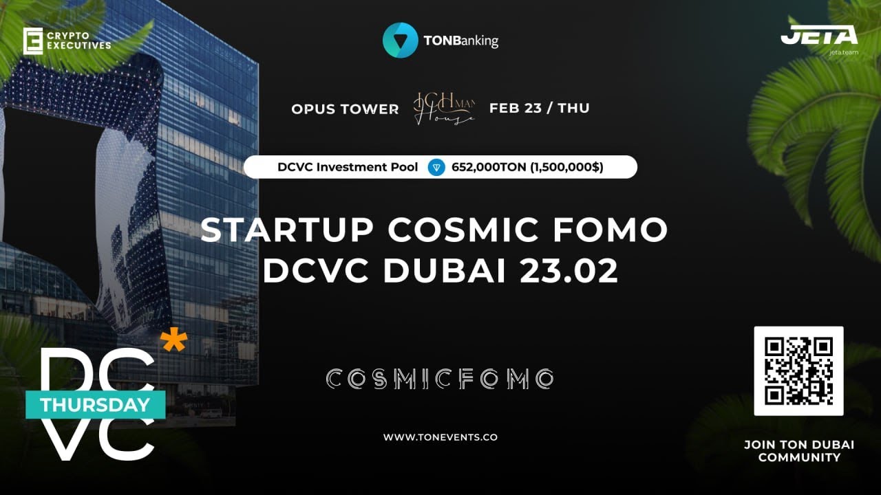 Startup Cosmic FOMO | DCVC Dubai 23.02 - YouTube