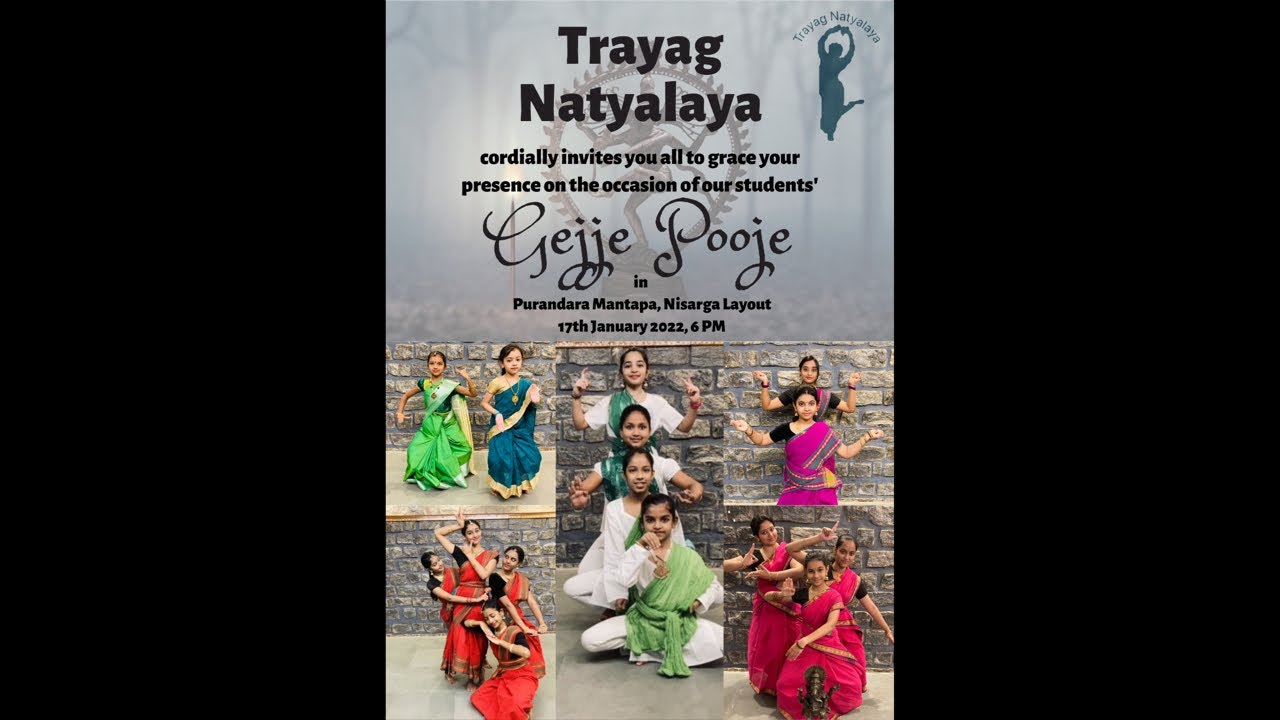 Gejje Pooje at 5:45pm Live on YouTube - YouTube