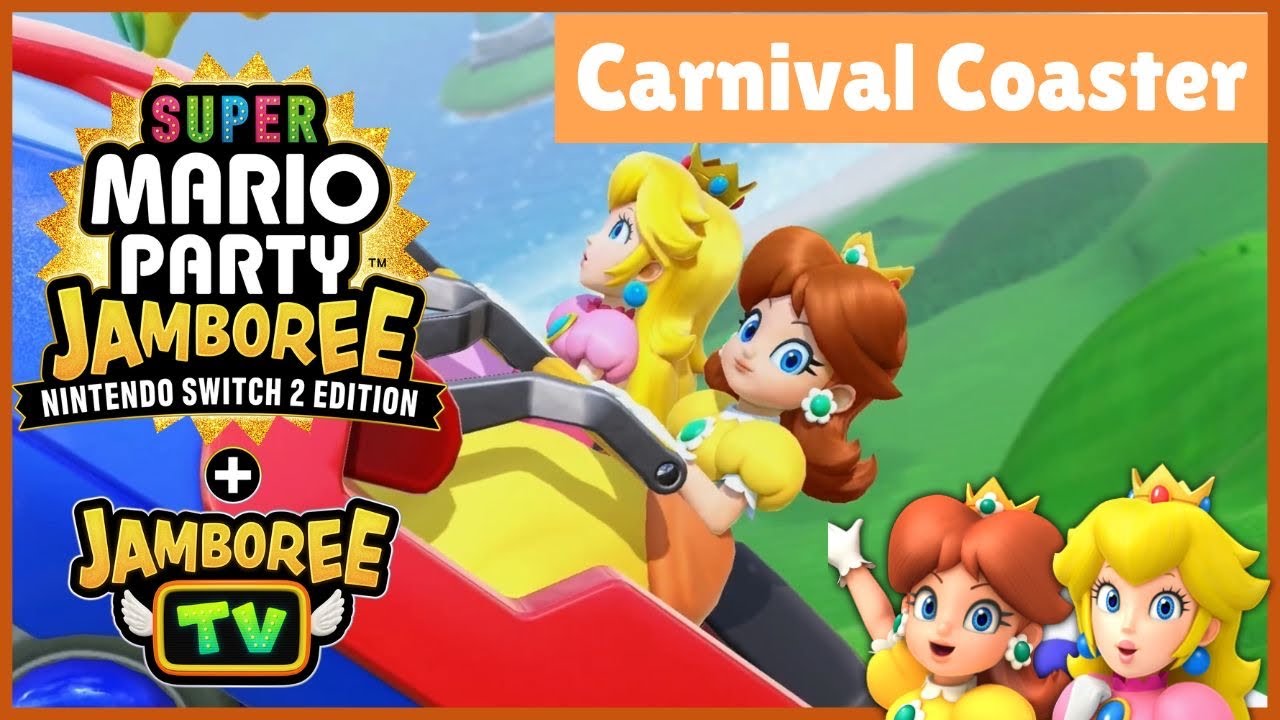 Carnival Coaster (Daisy Gameplay) | Super Mario Party Jamboree TV - YouTube