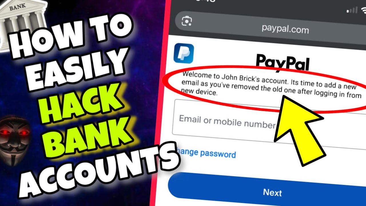 (NEW TRICK) How to ACTUALLY Hack any Bank Account 🏦 Educational Guide ...