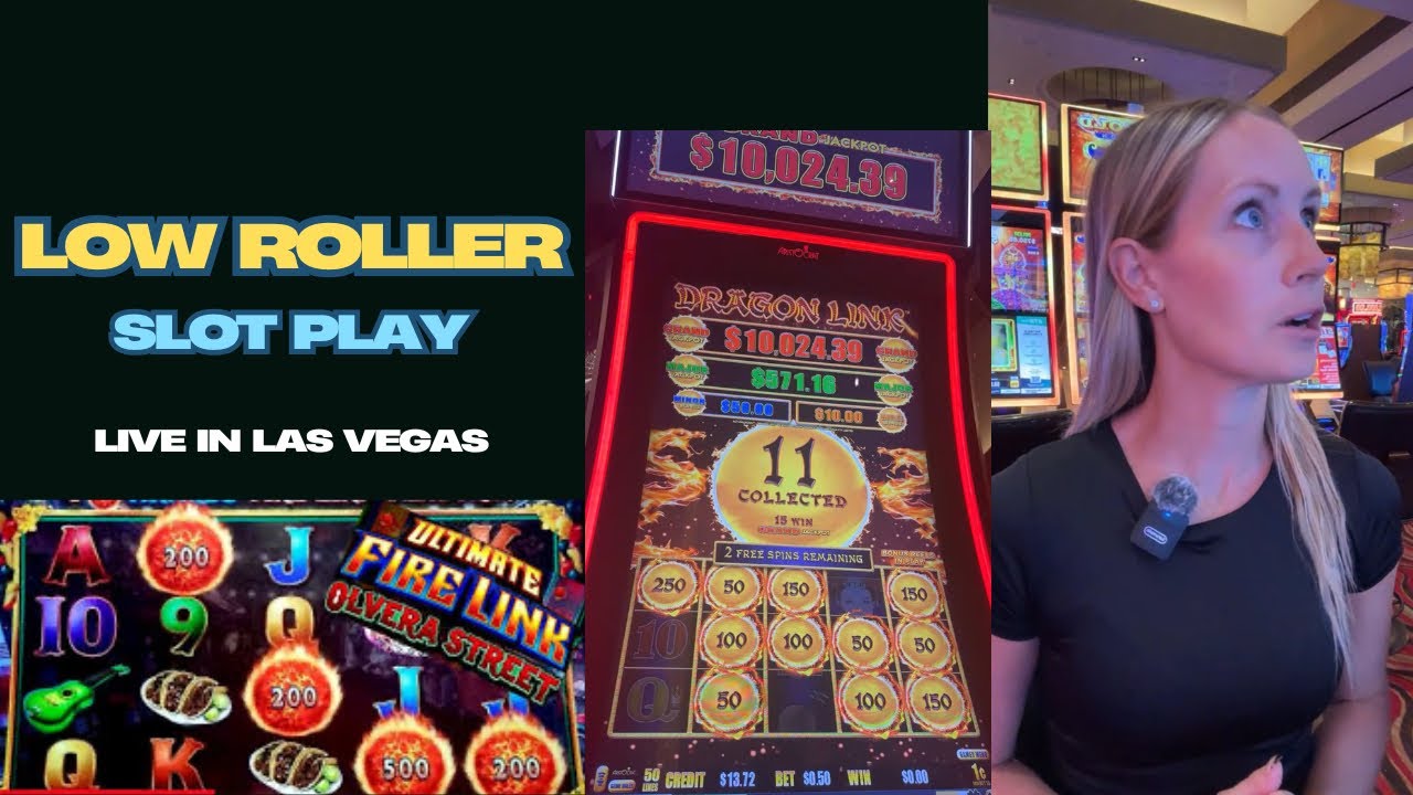Low Roller Slot Play In Las Vegas 🔥 - YouTube