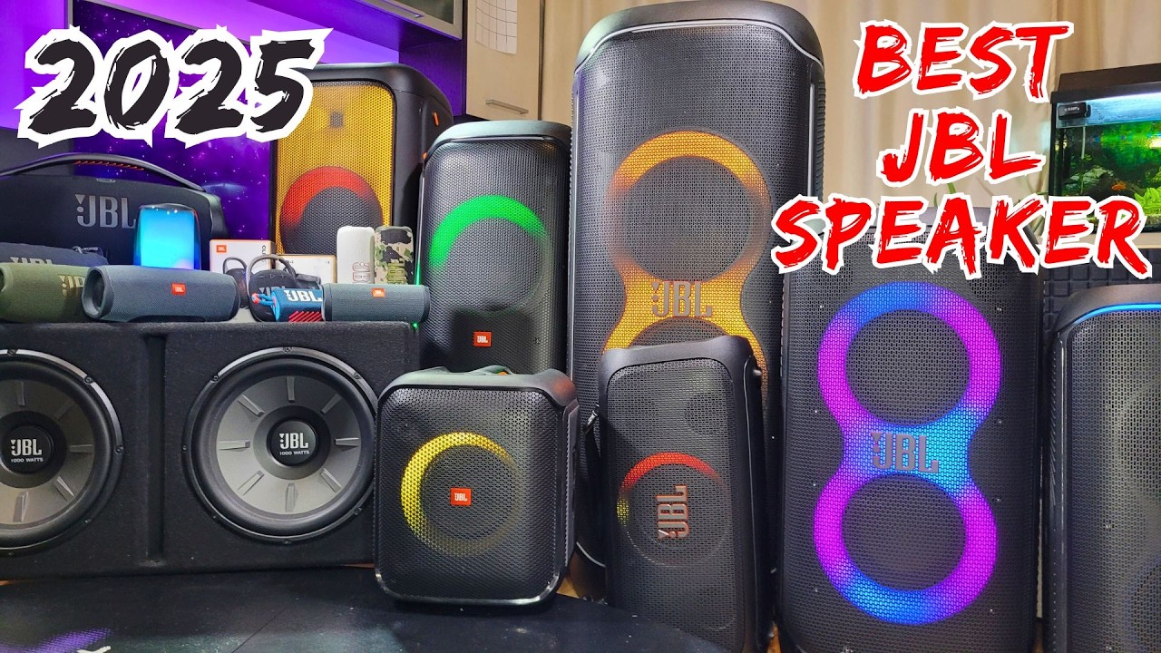 I Tested ALL JBL 2025 Speakers And Found The BEST ONE + BASS Test - YouTube