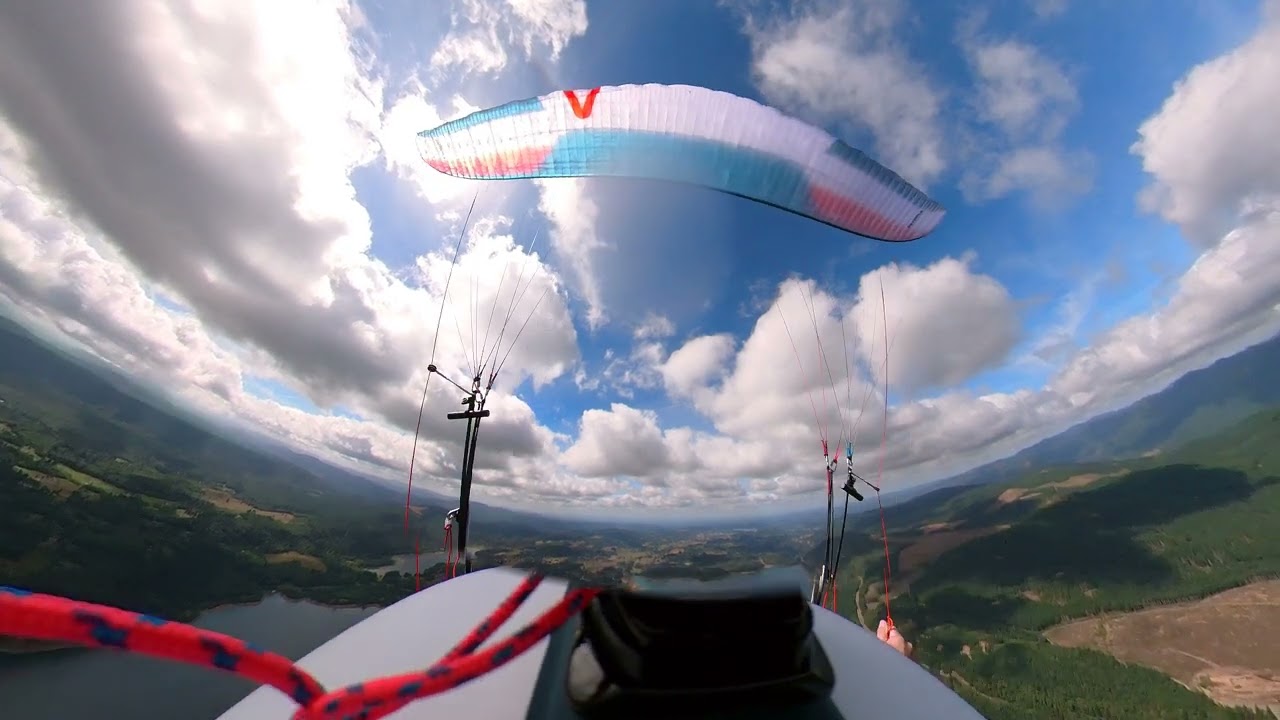 Trim speed spin entry on a XALPS 5 - YouTube