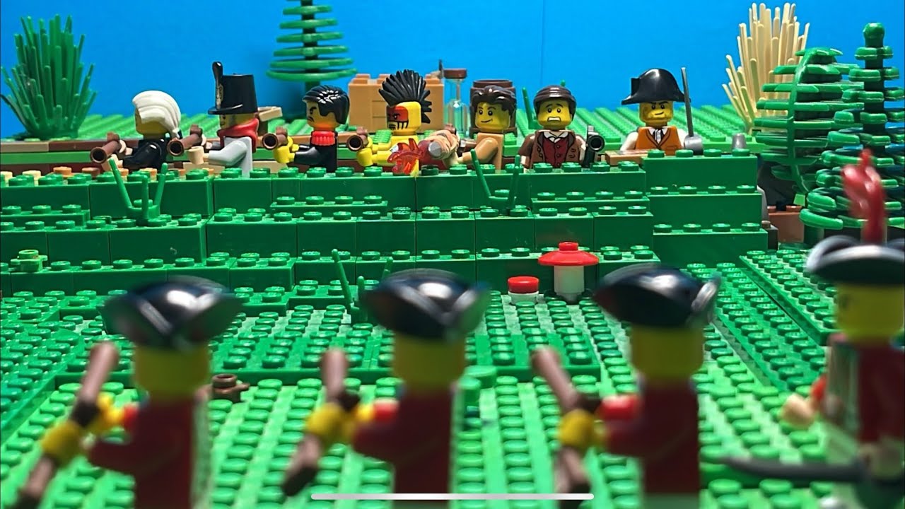 LEGO Battle of Bunker Hill | American Revolutionary War (animation ...