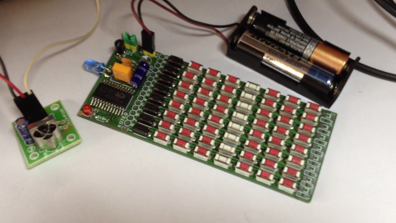 128 Channel 64 Keys Infra-Red ( IR) Remote Transmitter NEC Code - YouTube