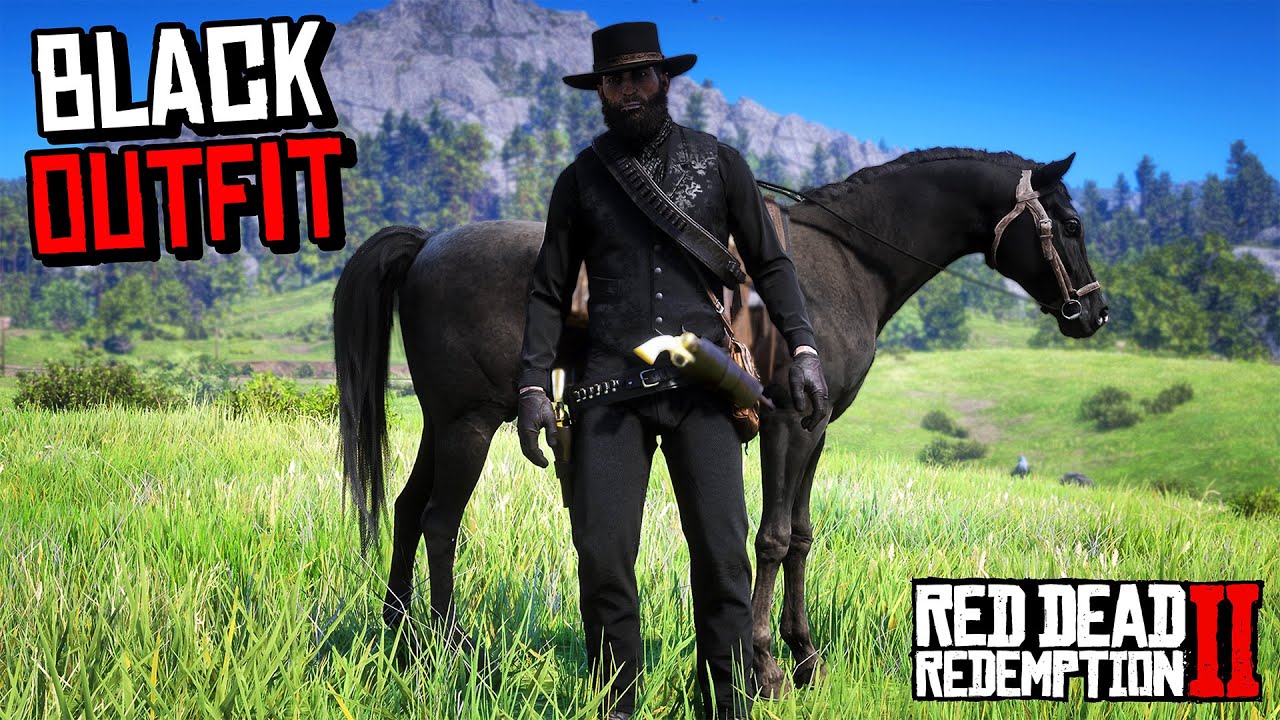 Unlocking the Legendary All-Black Outfit for Arthur | Red Dead ...
