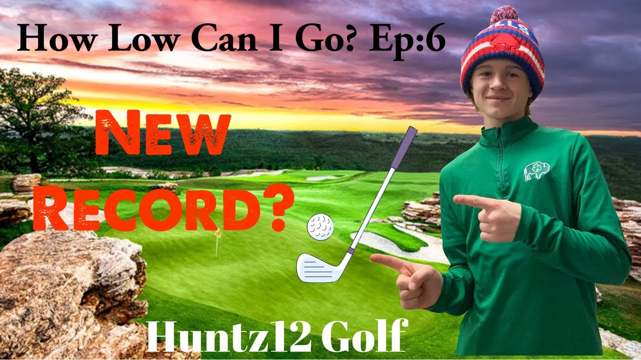 How Low Can I Go In My Backyard Golf Course? Ep:6 (Huntz12 Golf) - YouTube