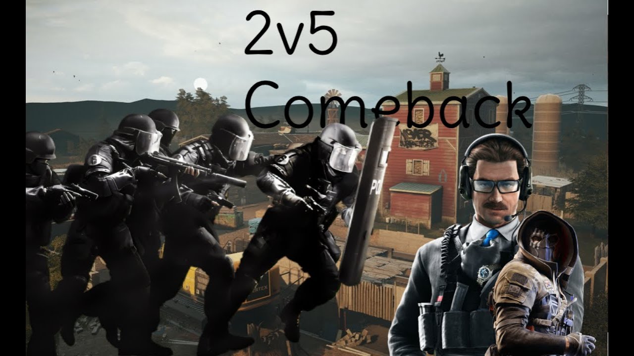 Coming Back in a 2v5 | R6 2v5s | Stevo/Doc vs silver/golds - YouTube