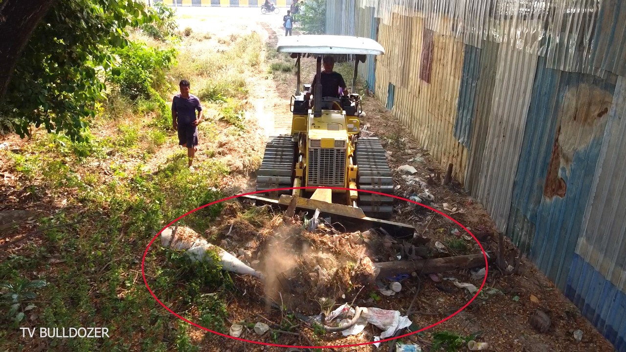 Perfectly New Project!!! CLEARING TRASH & GRASS By Smart Driver KOMAT ...