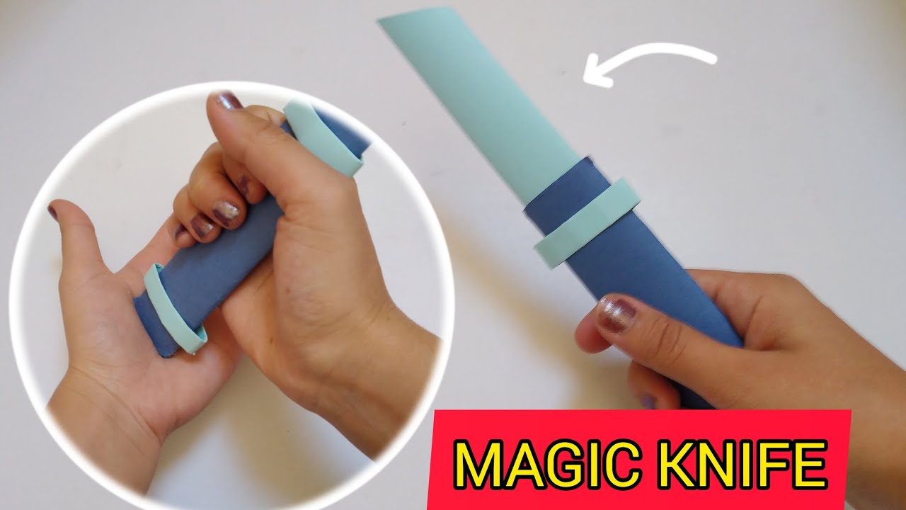 Magic Paper Knife _ How To Make Paper Knife _ Folding Knife _ Origami ...