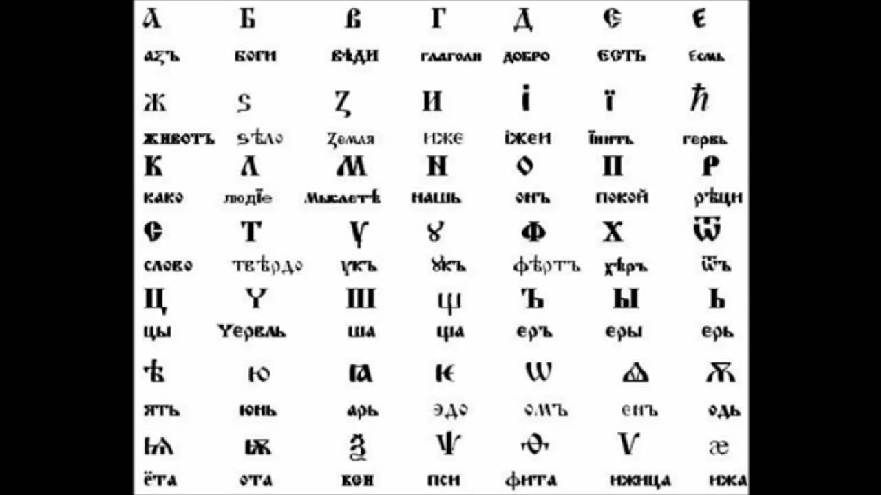 Старобългарски език - Old Bulgarian Language - YouTube