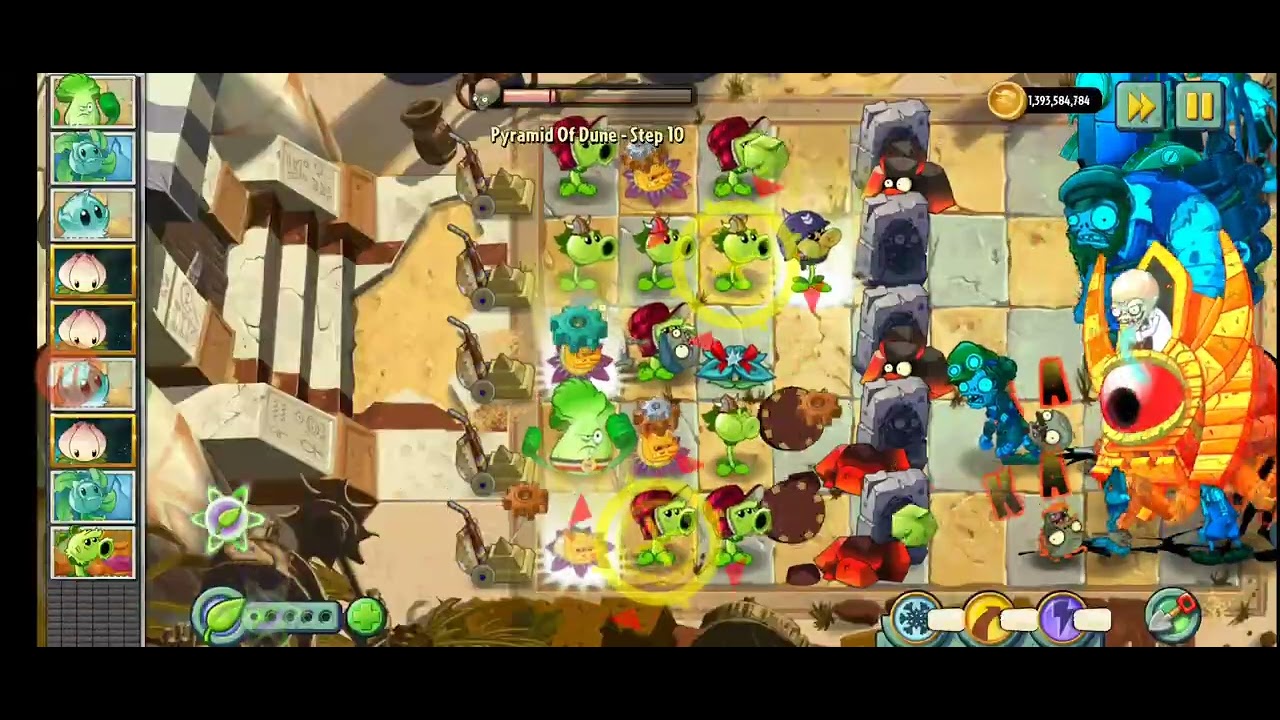 Plants Vs Zombies 2 Reflourished - Pyramid Of Dune - Step 10 - Zombot ...