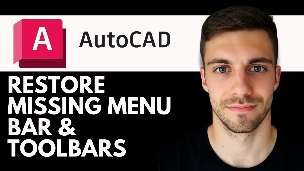 How to Restore Missing Menu Bar and Toolbars in AutoCAD 2026 (Easy ...