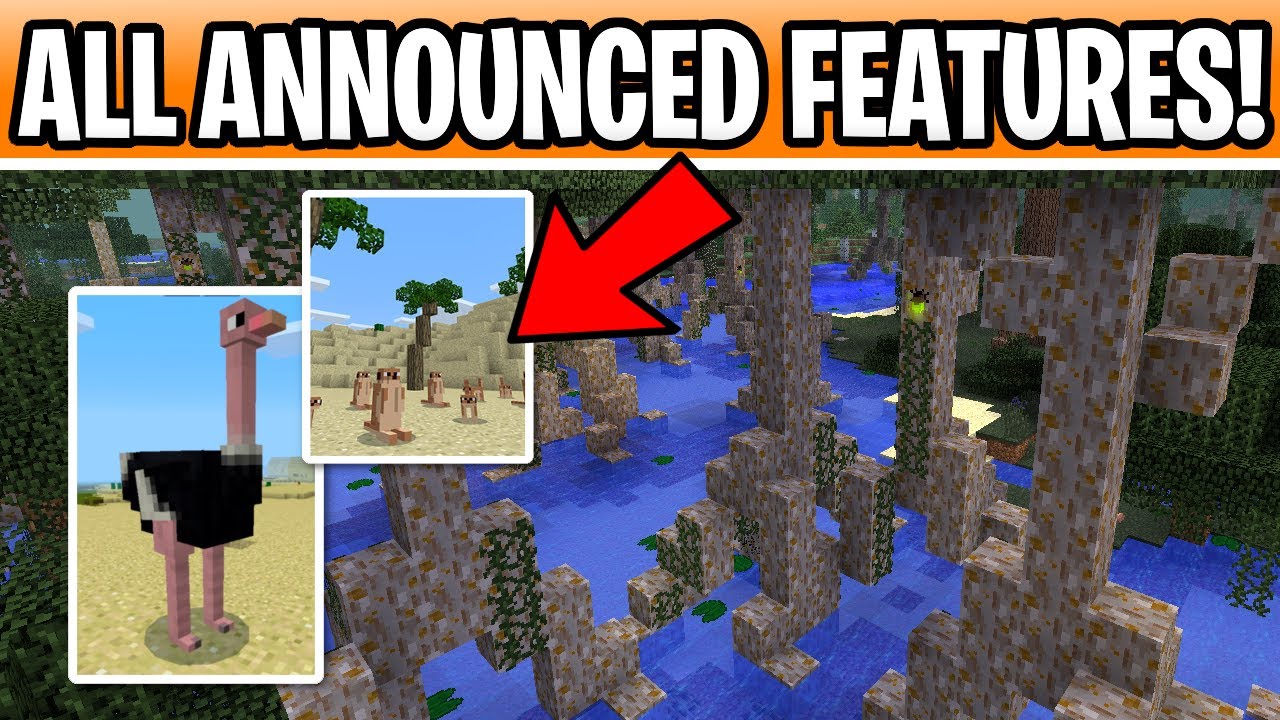 Minecraft Announced Features That Are Still Missing! Ostrich, Meerkats ...