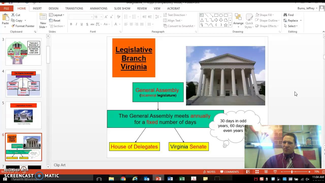 State Legislative Branch Notes - YouTube