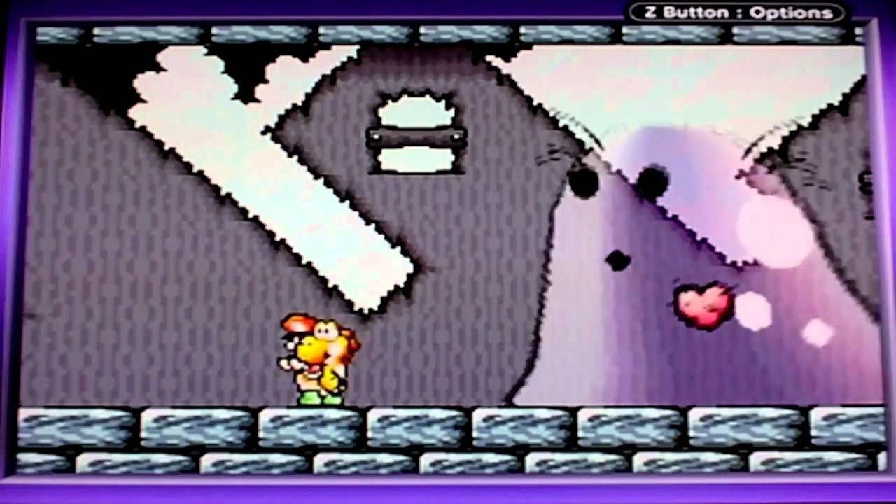 Yoshi's Island World 5 Fortress Boss - YouTube