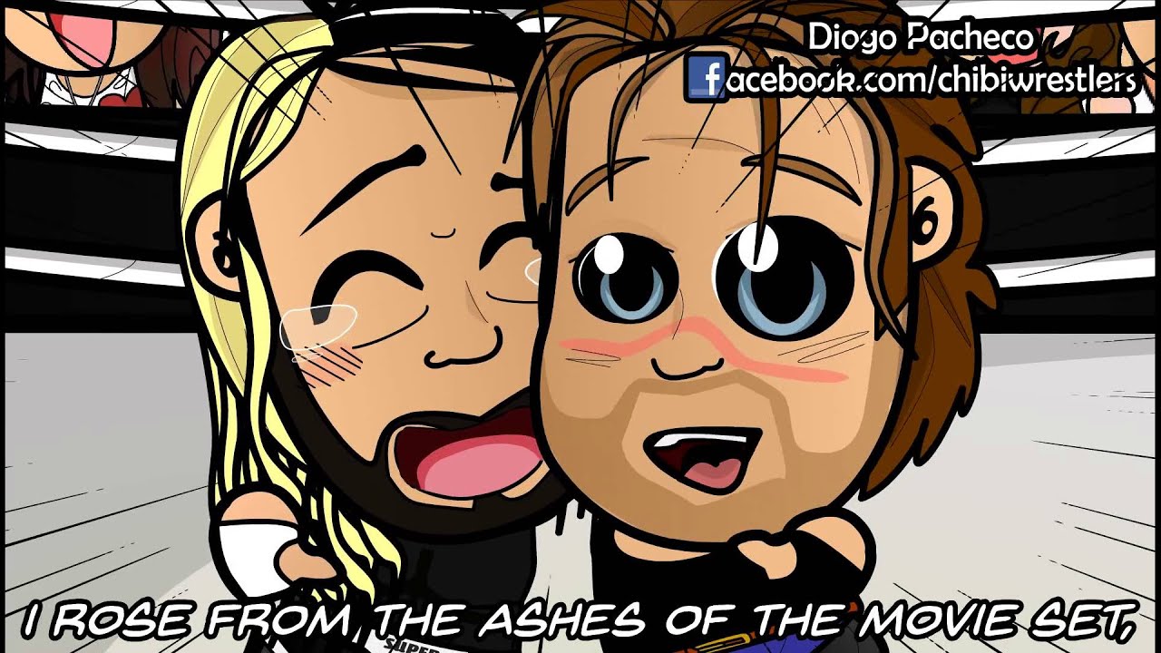 Chibi Wrestlers - HappyScary Dean Ambrose and Seth Rollins #13 Night of ...