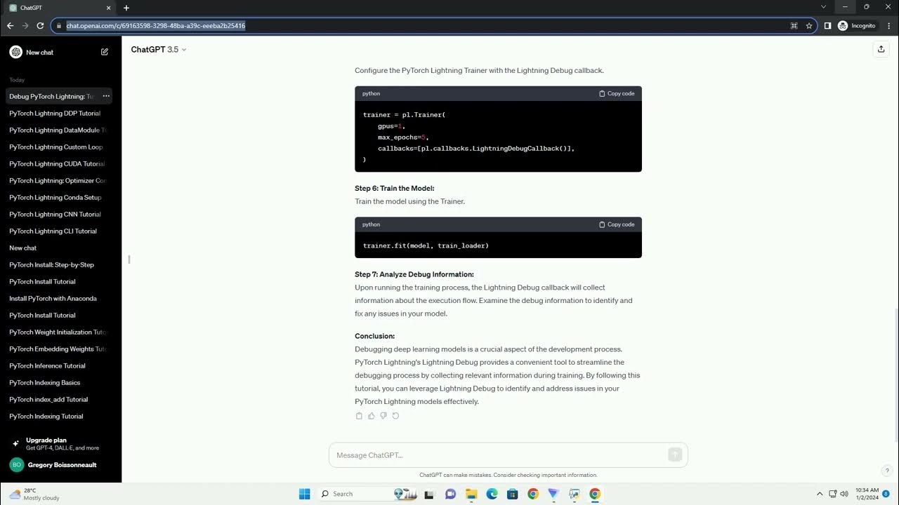 pytorch lightning debug - YouTube