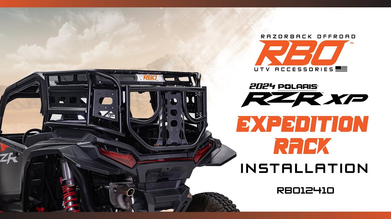 Polaris RZR XP Expedition Rack Installation | Razorback Offroad™ - YouTube