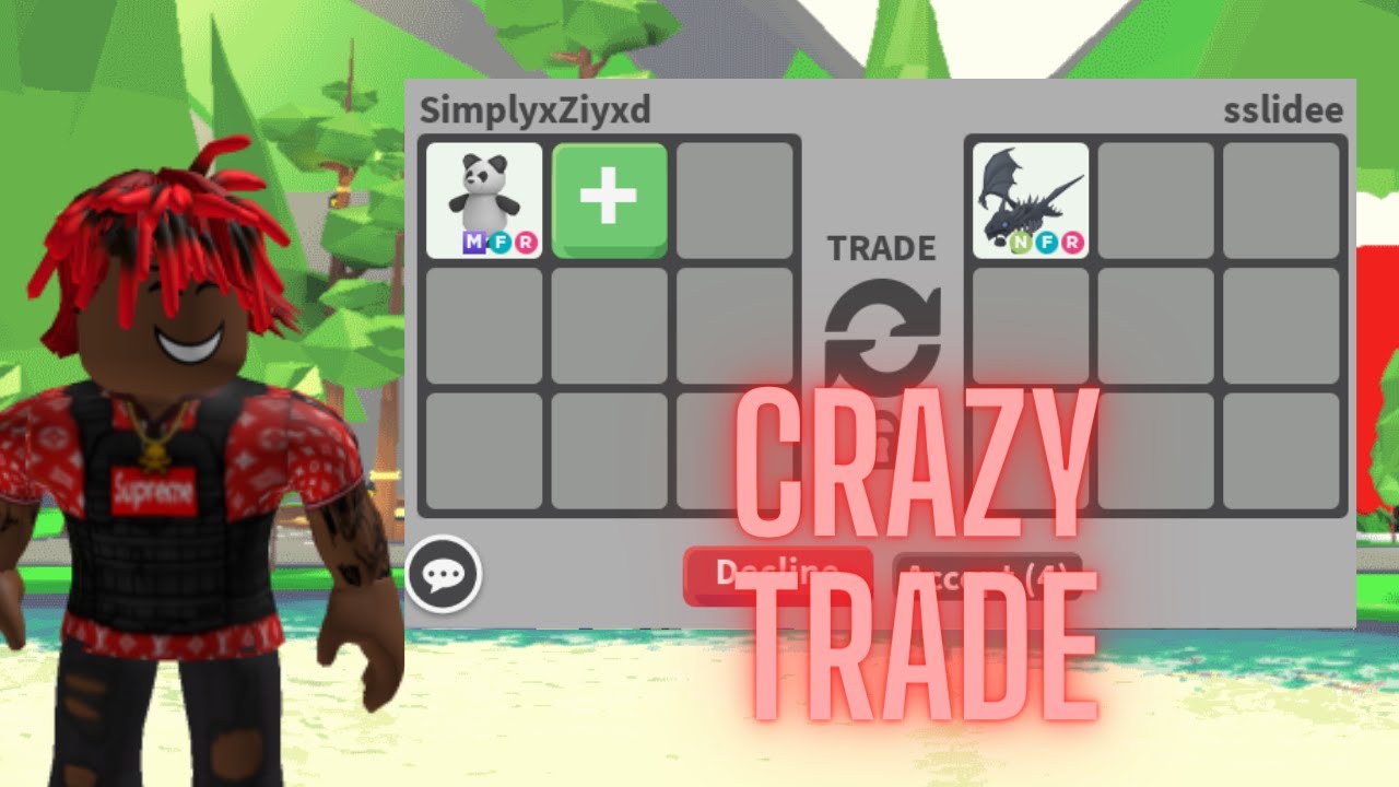 I made and TRADED A MEGA NEON PANDA and GOT...||ADOPT ME Crazy Trades ...