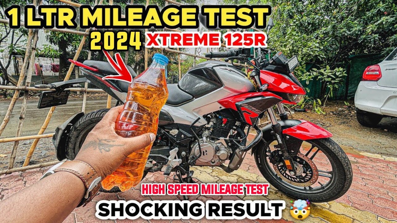 2024 Xtreme 125r mileage test || 1 litre me Itna kum mileage 🤯🤔 - YouTube