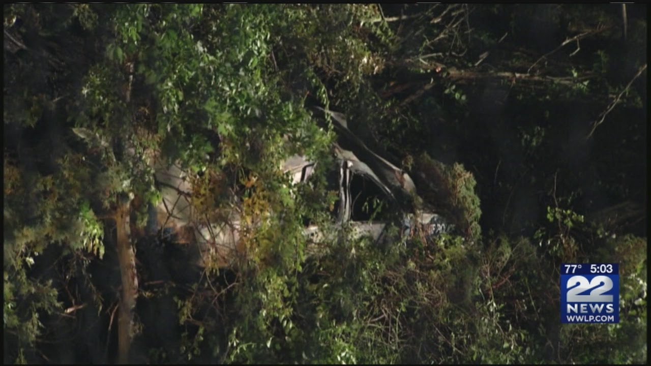 Trooper seriously hurt in crash on I-91 in Hatfield - YouTube