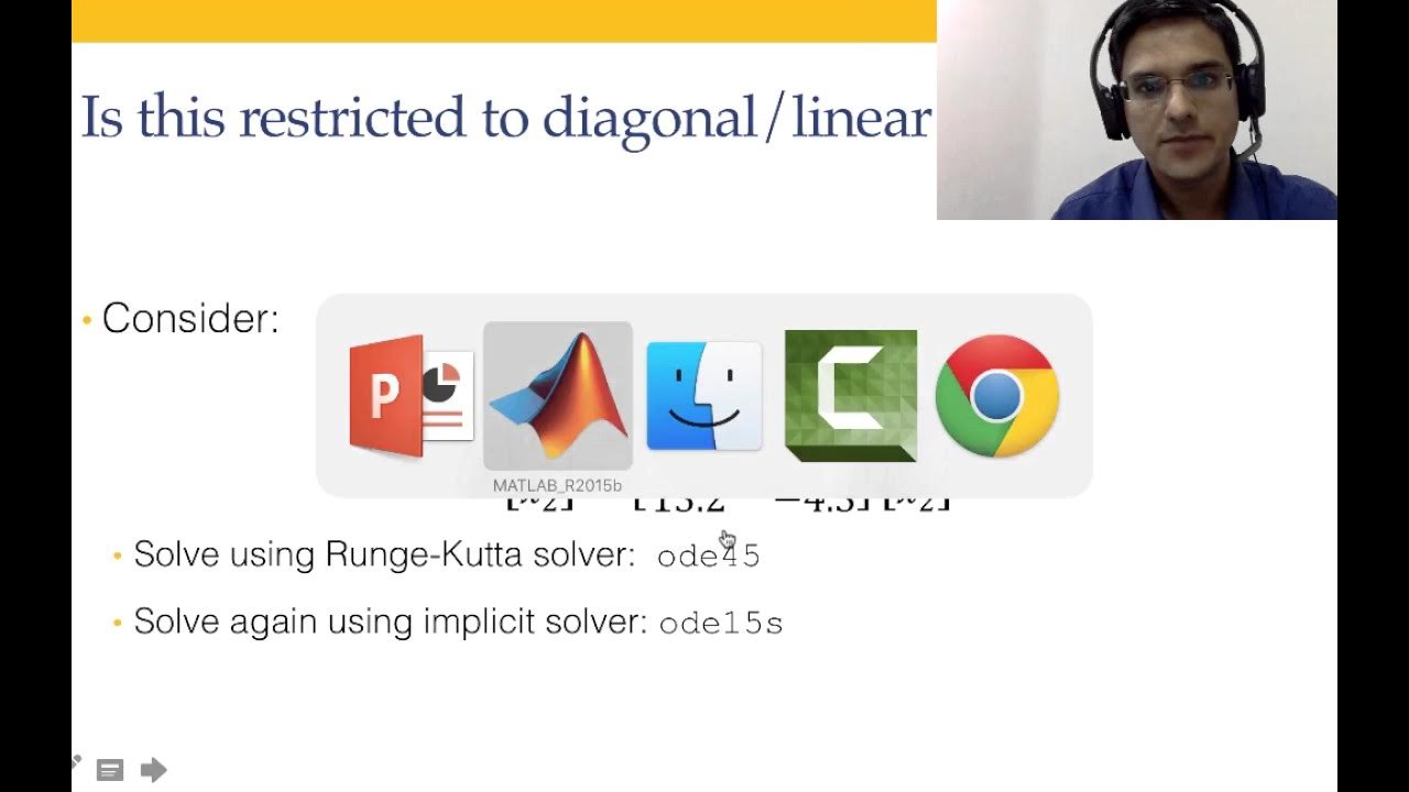 MATLAB Programming Tutorial #39 Stiff Systems & Solution using ode15s ...