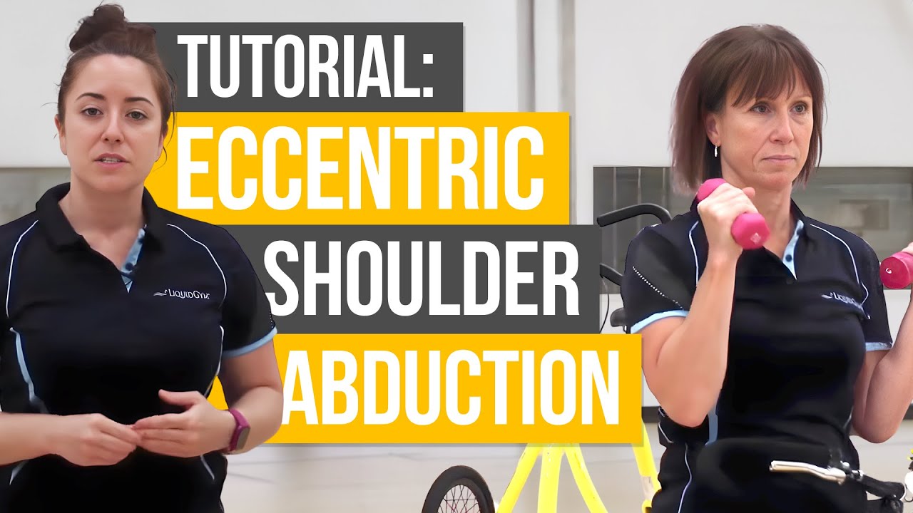 Eccentric Shoulder Abduction: Strengthen with Alinker Tutorials - YouTube