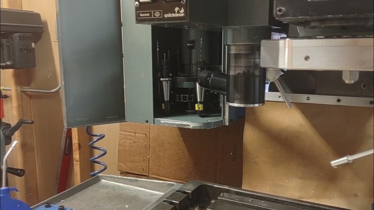 Shizuoka AN-S CNC Milling Machine, Controlled by LinuxCNC, Part 2 - YouTube