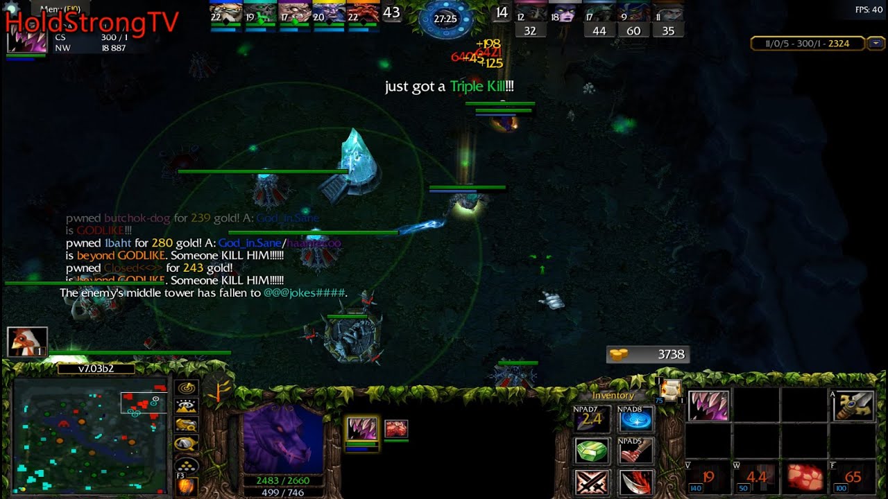 DOTA 1 Lycan BaneHallow Beyond GODLIKE #4 - YouTube