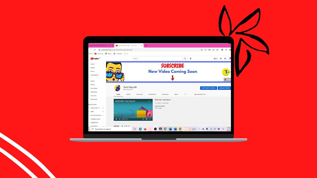 How To Copy YouTube Channel Link URL On Computer Laptop YouTube how-to-copy-youtube-channel-link-url-on-computer-laptop-youtube